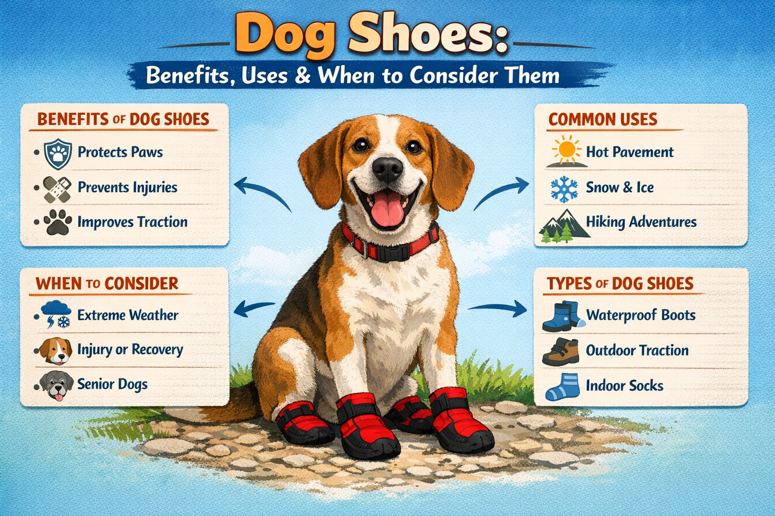 Dog Shoes: Benefits, Uses & When to Consider Them – Pawgy Pets