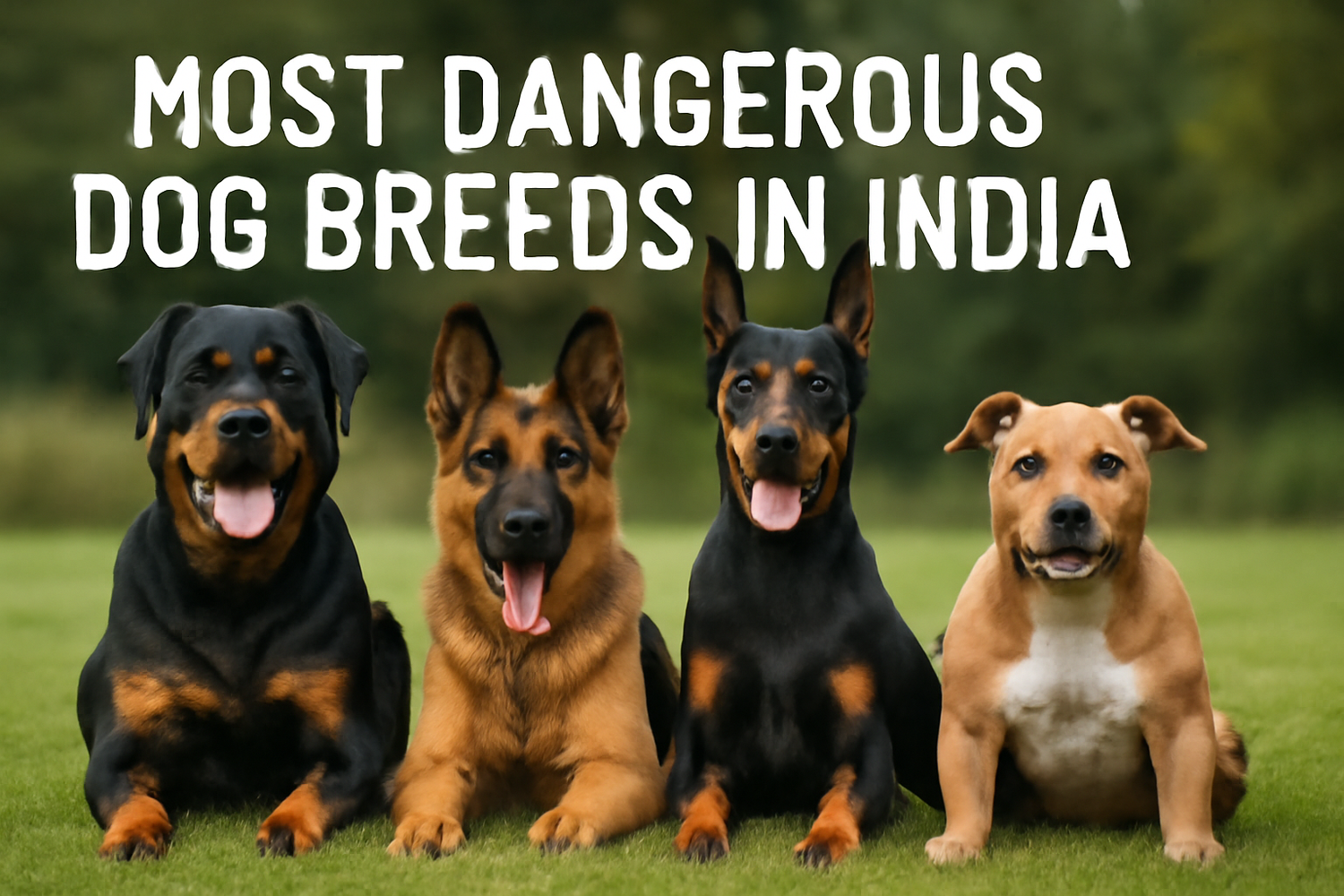 Most Dangerous Dog Breeds in India – Pawgy Pets
